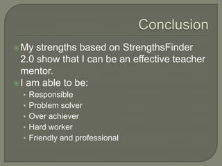 Teacher mentor promo presentation | PPTX