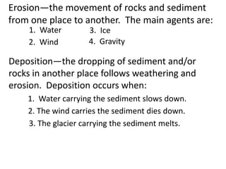 EROSION & DEPOSITION (teach) | PPTX