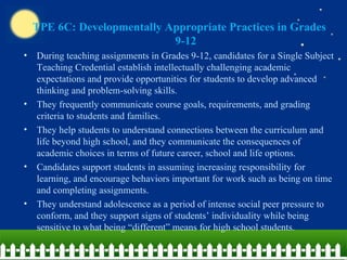 Teacher performance expectations | PPT