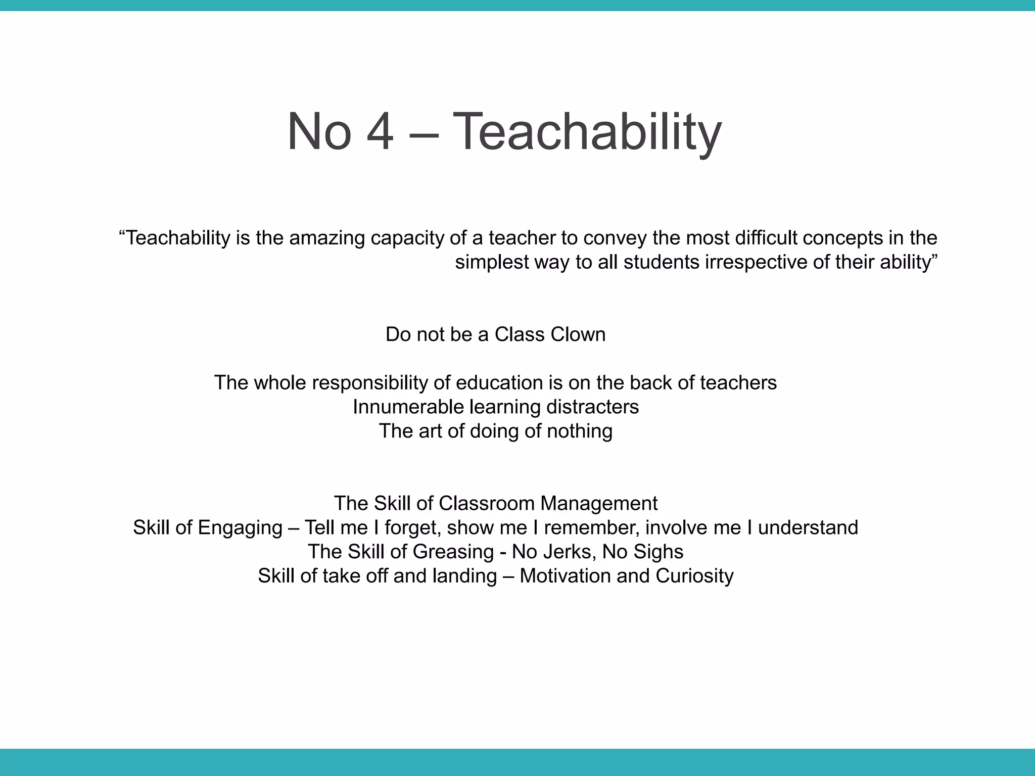 Teacher personality configurations | PPT