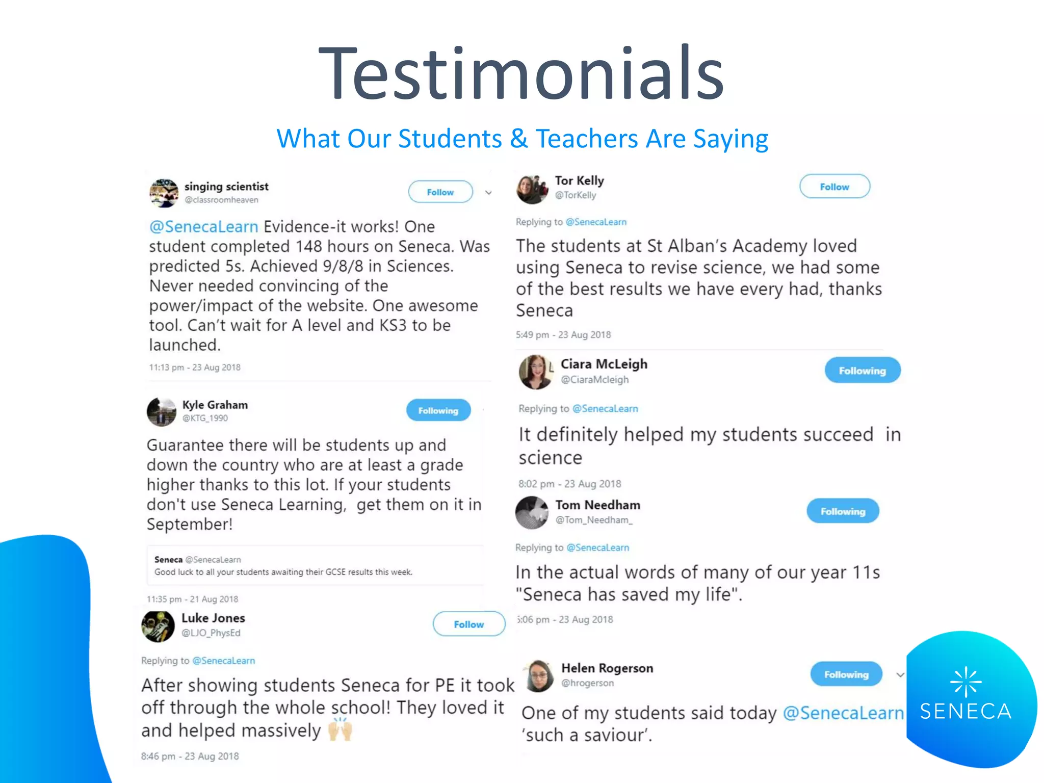 Seneca Learning - School Presentation | PDF