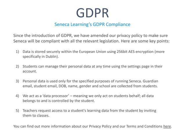 Seneca Learning - School Presentation | PDF | Educational Assessment | Education