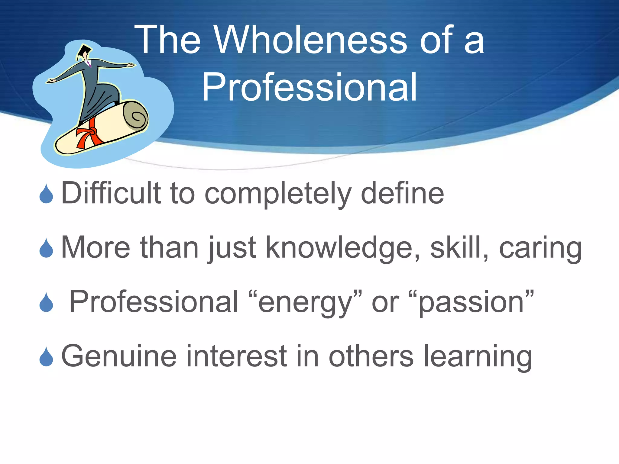 Teacher professionalism | PPTX