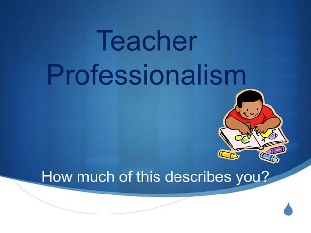 Teacher professionalism | PPTX