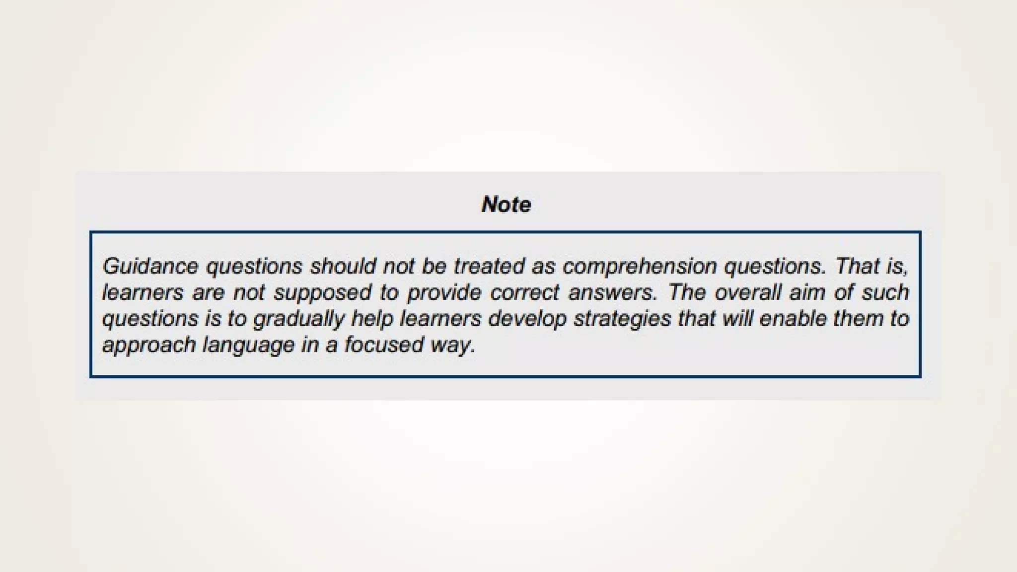 Teacher questions in the EFL classroom - British Council Malaysia - PDP ...