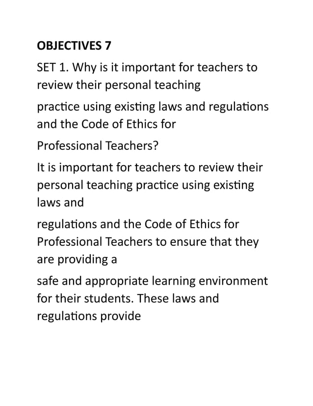 TEACHER REFLECTION FORM (NEW SET........).docx | Professional School ...