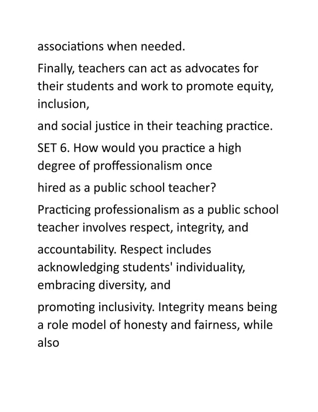 TEACHER REFLECTION FORM (NEW SET........).docx | Professional School ...
