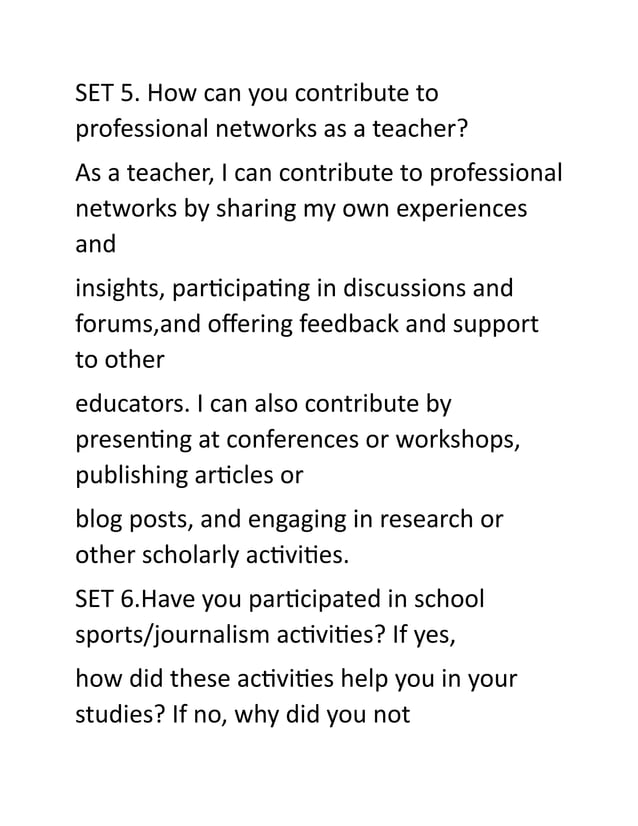 TEACHER REFLECTION FORM (NEW SET........).docx | Professional School ...