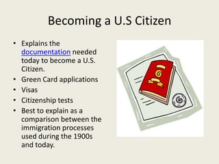 Teacher resources immigration | PPTX