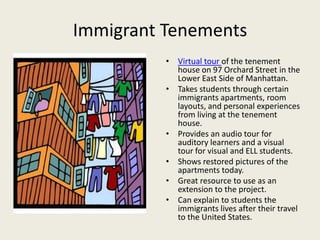 Teacher resources immigration | PPTX
