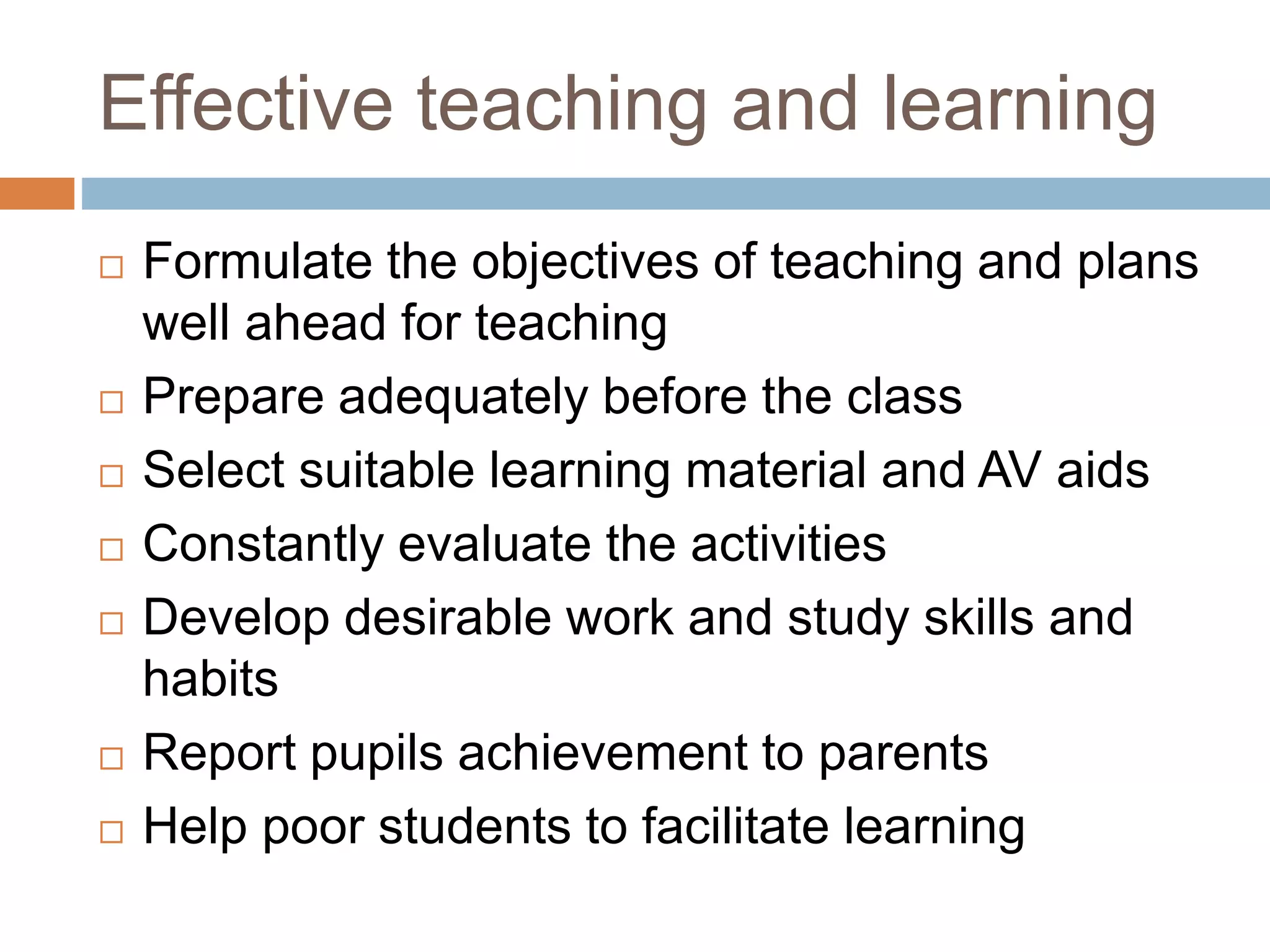 Teacher roles and responsibilities, functions, competencies, qualities ...