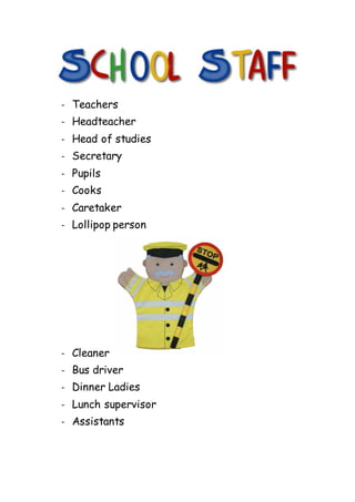 School staff | DOCX