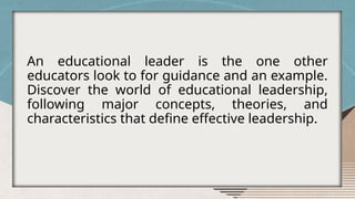 TEACHERS-AS-LEADERS, How to become a leader | PPTX | Professional ...