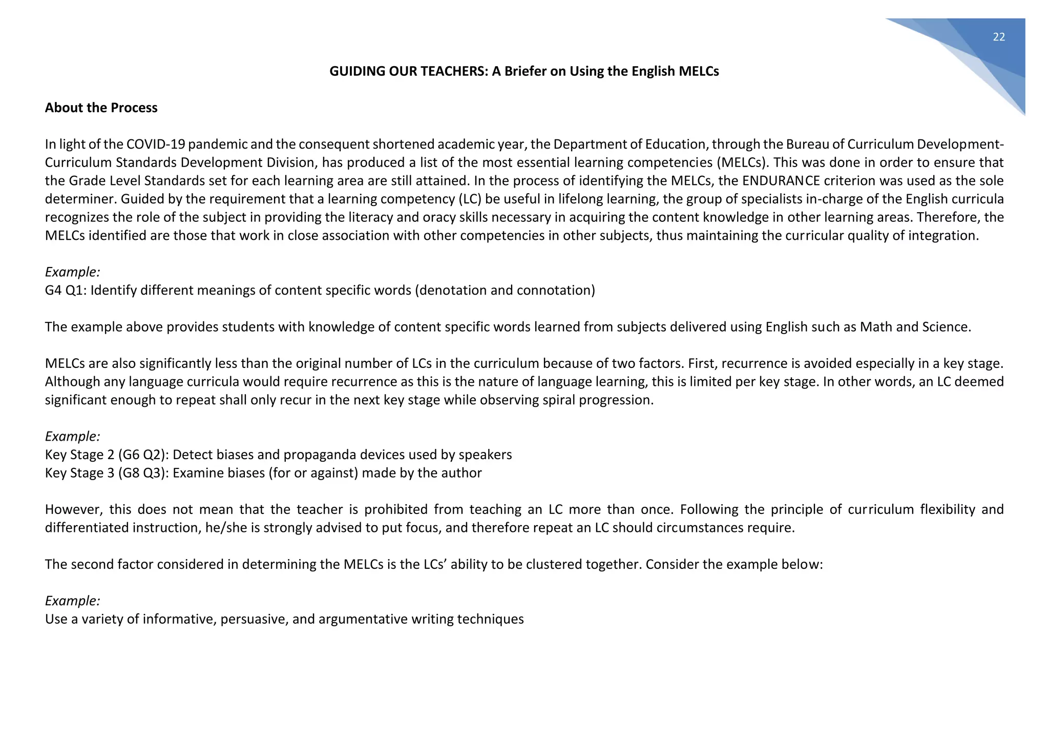 Teachers guide-for-teachers-in-using-the-mel cs-in-english | PDF