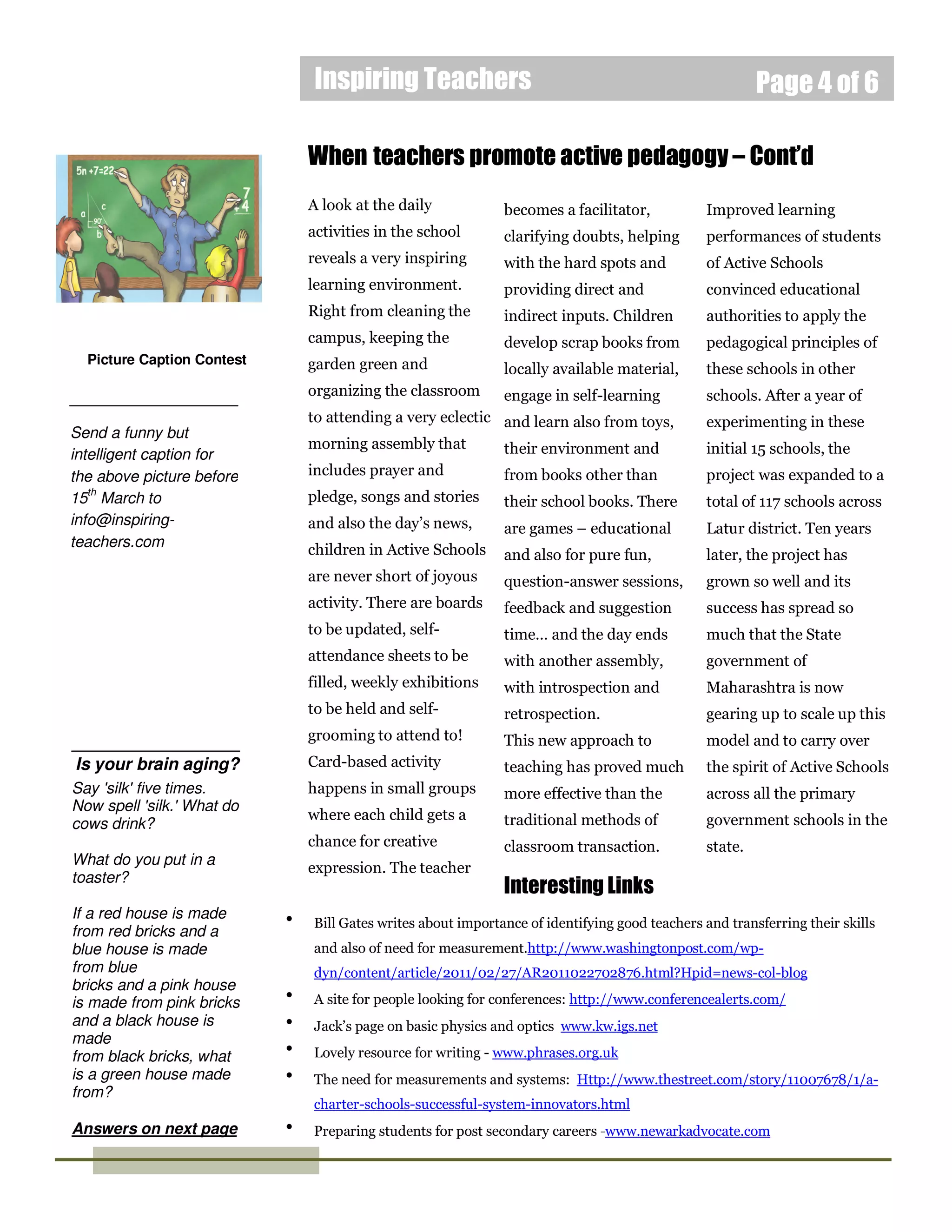 Inspiring Teachers | PDF