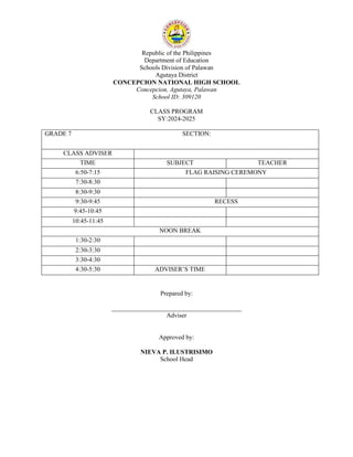 Sample Teachers programs that gives you an idea . | PDF