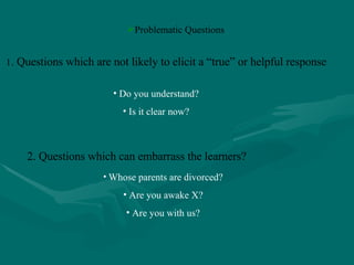 Teachers Questions | PPT | Free Download