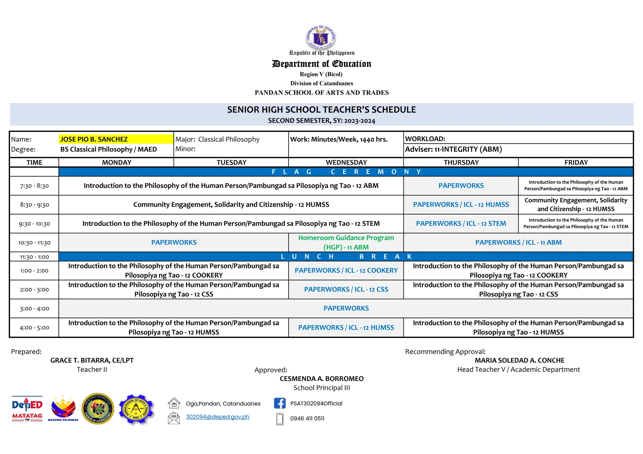 TEACHERS-SCHEDULE and students schedules .pdf