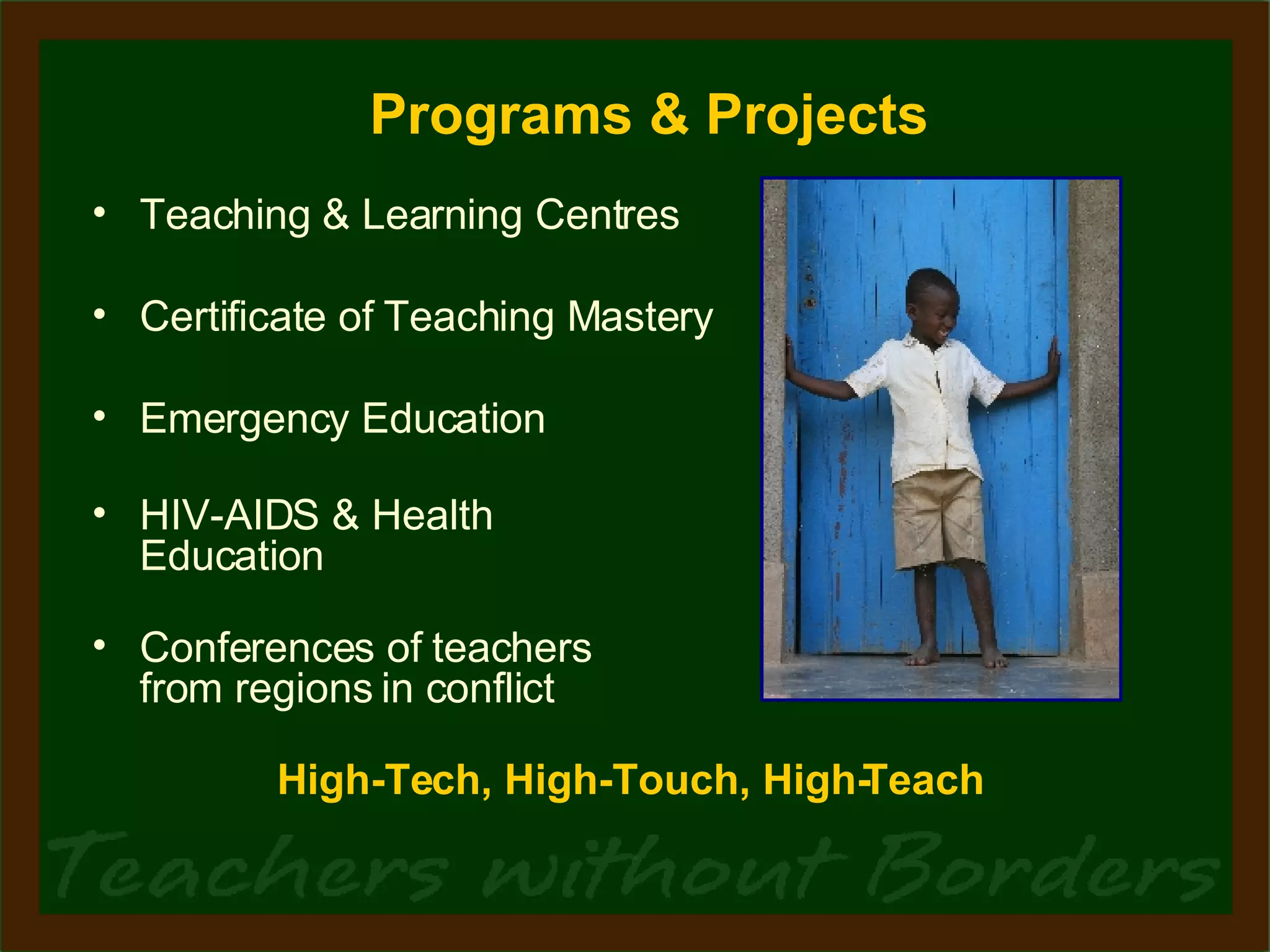 Teachers Without Borders | PPT