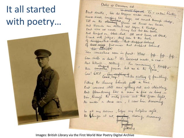 WW1 in the Classroom: University of Oxford Digital Resources | PPT