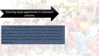 Teachers and gender equality | PPTX