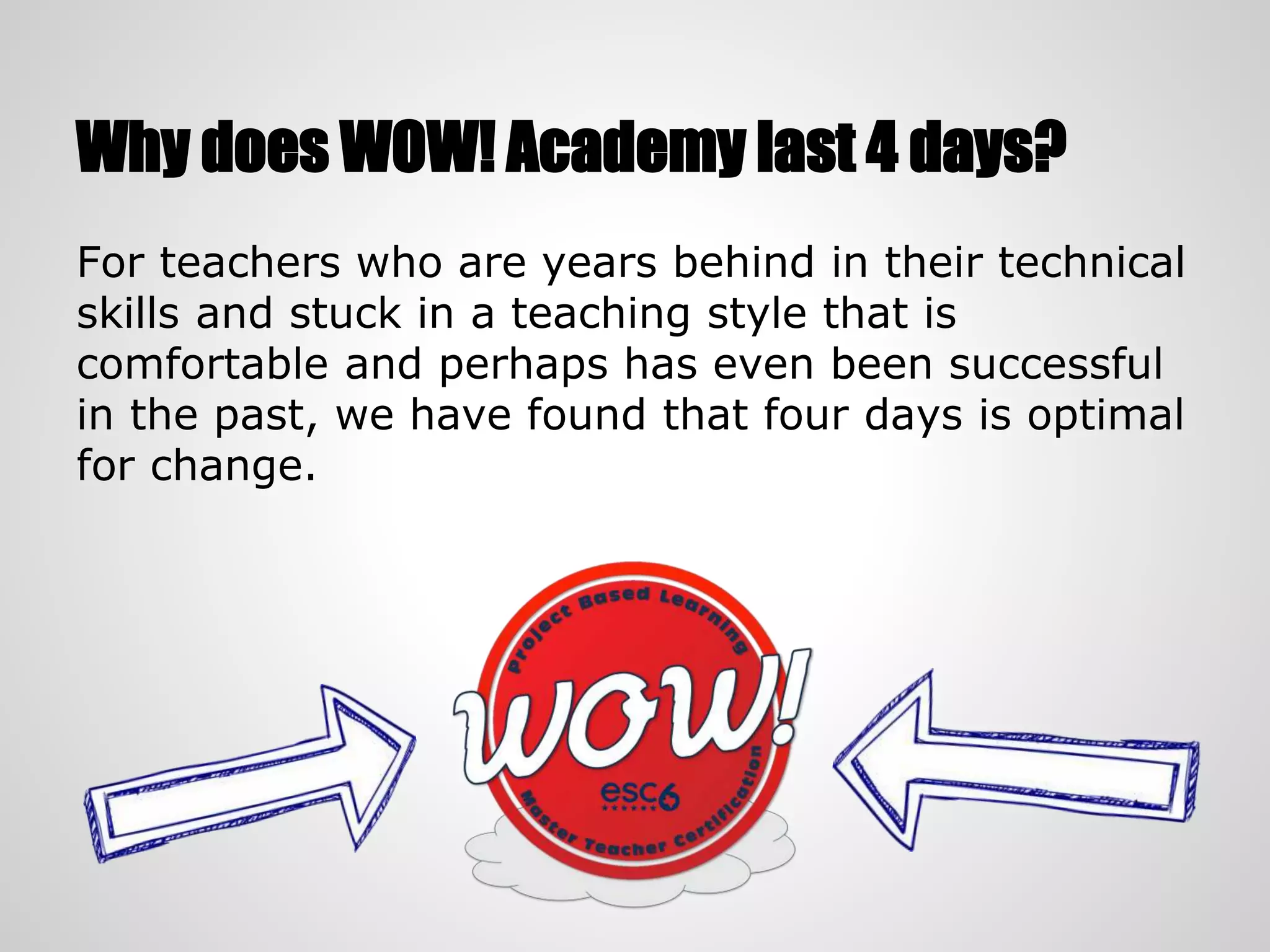 Teachers Ask: What is the WOW! Academy? | PPT
