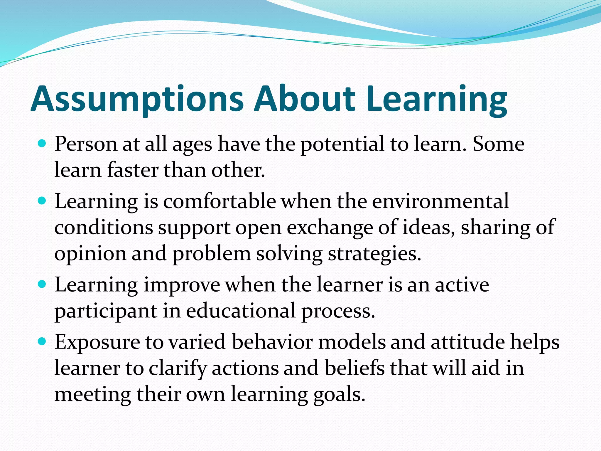 Teachers assumptions | PPTX