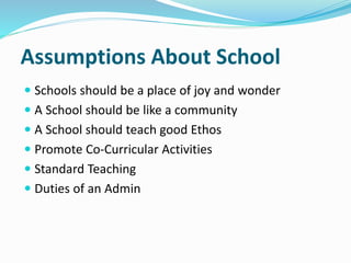 Teachers assumptions | PPTX