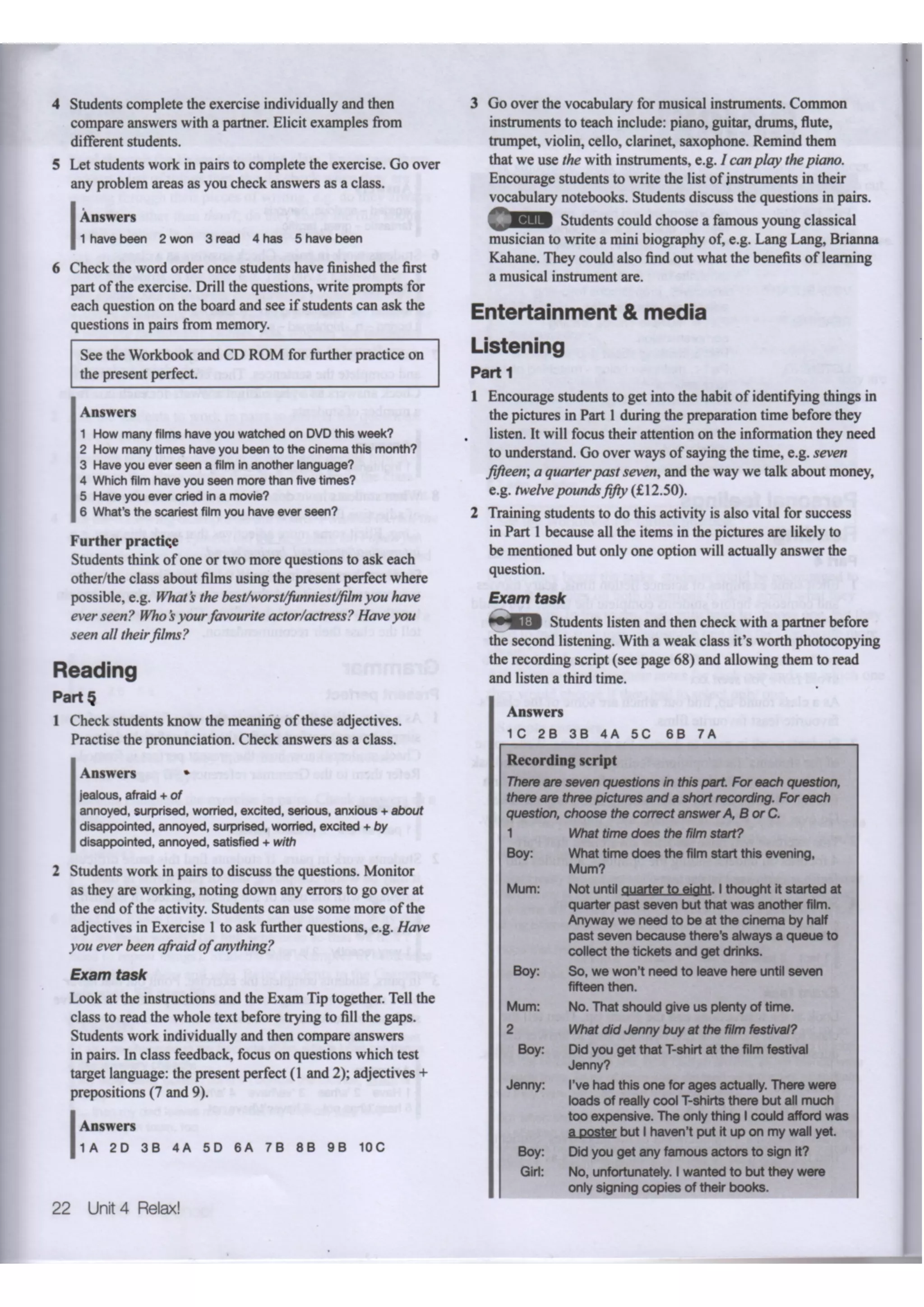 Compact PET For Schools Teacher's book | PDF