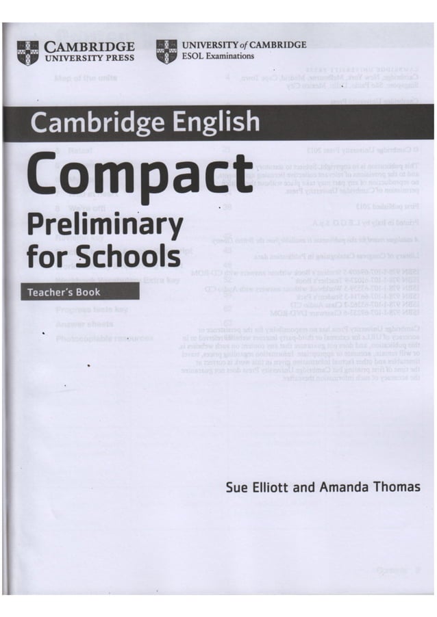 Compact PET For Schools Teacher's book | PDF | Pets