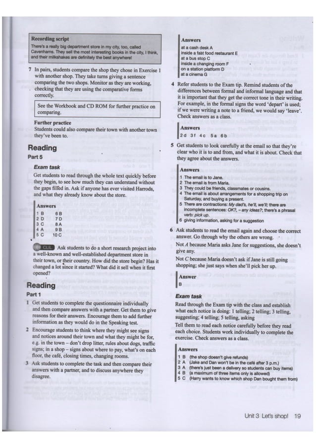 Compact PET For Schools Teacher's book | PDF | Pets