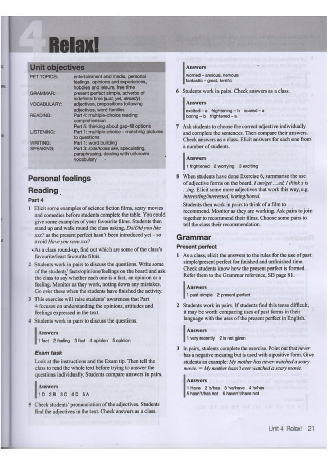 Compact PET For Schools Teacher's book | PDF | Pets