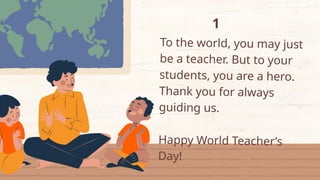 Celebrating Teacher's Day at school to appreciate dedicated teachers | PPT