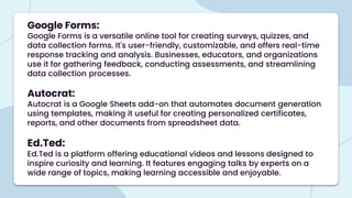 Google Forms, Autocrat & Ted. Ed Tutorial.pptx