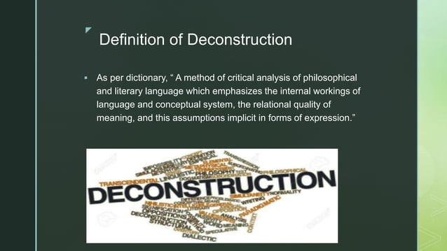 Deconstruction of Myth in "The Purpose" | PPT
