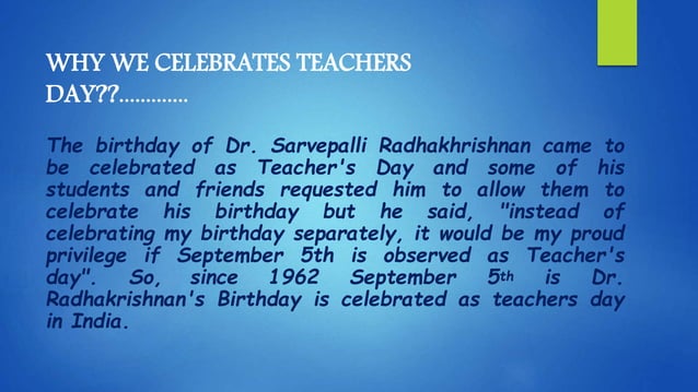 Teachers day ppt