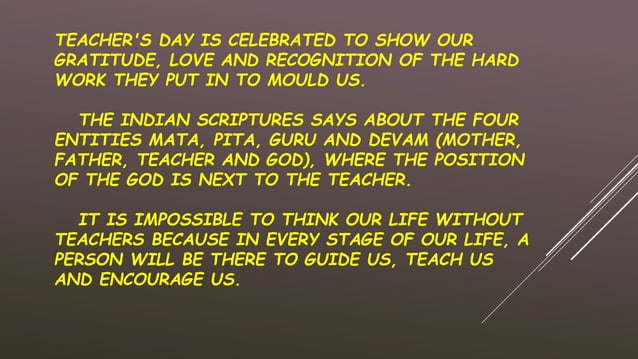 Teachers day ppt