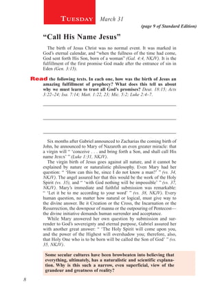 Lesson 1 | The Coming of Jesus | The Book of Luke | Teacher's edition ...