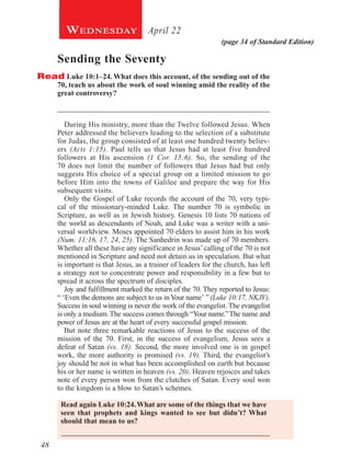 Lesson 4 | Teacher's edition | The Call to Discipleship | The Book of ...