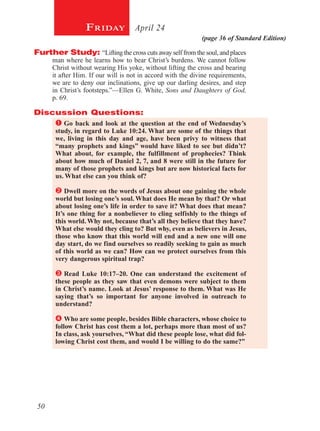 Lesson 4 | Teacher's edition | The Call to Discipleship | The Book of ...