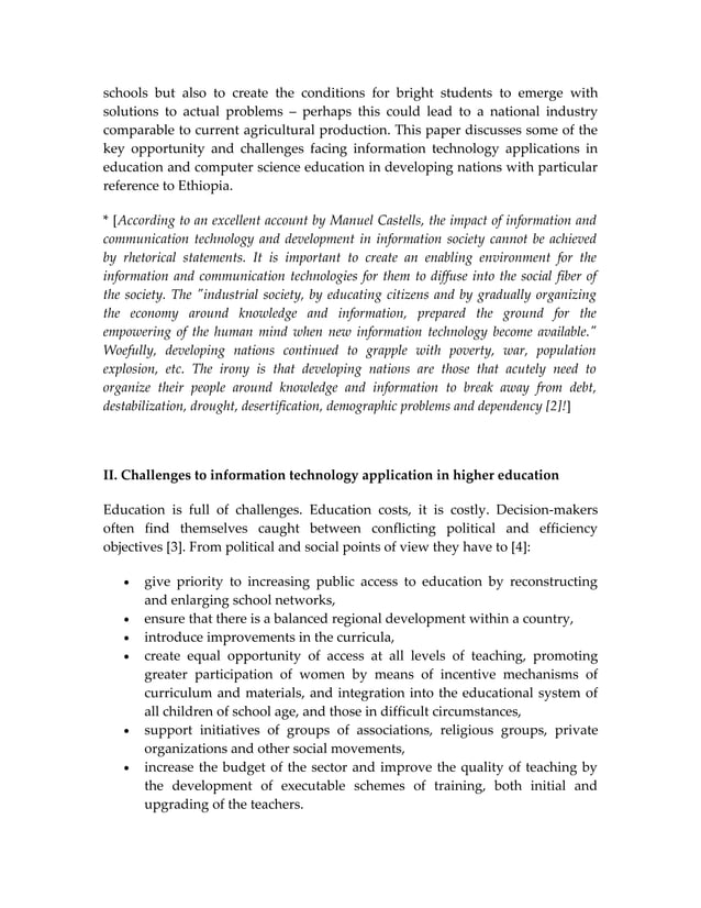 Teachers Essay On Ict | PDF