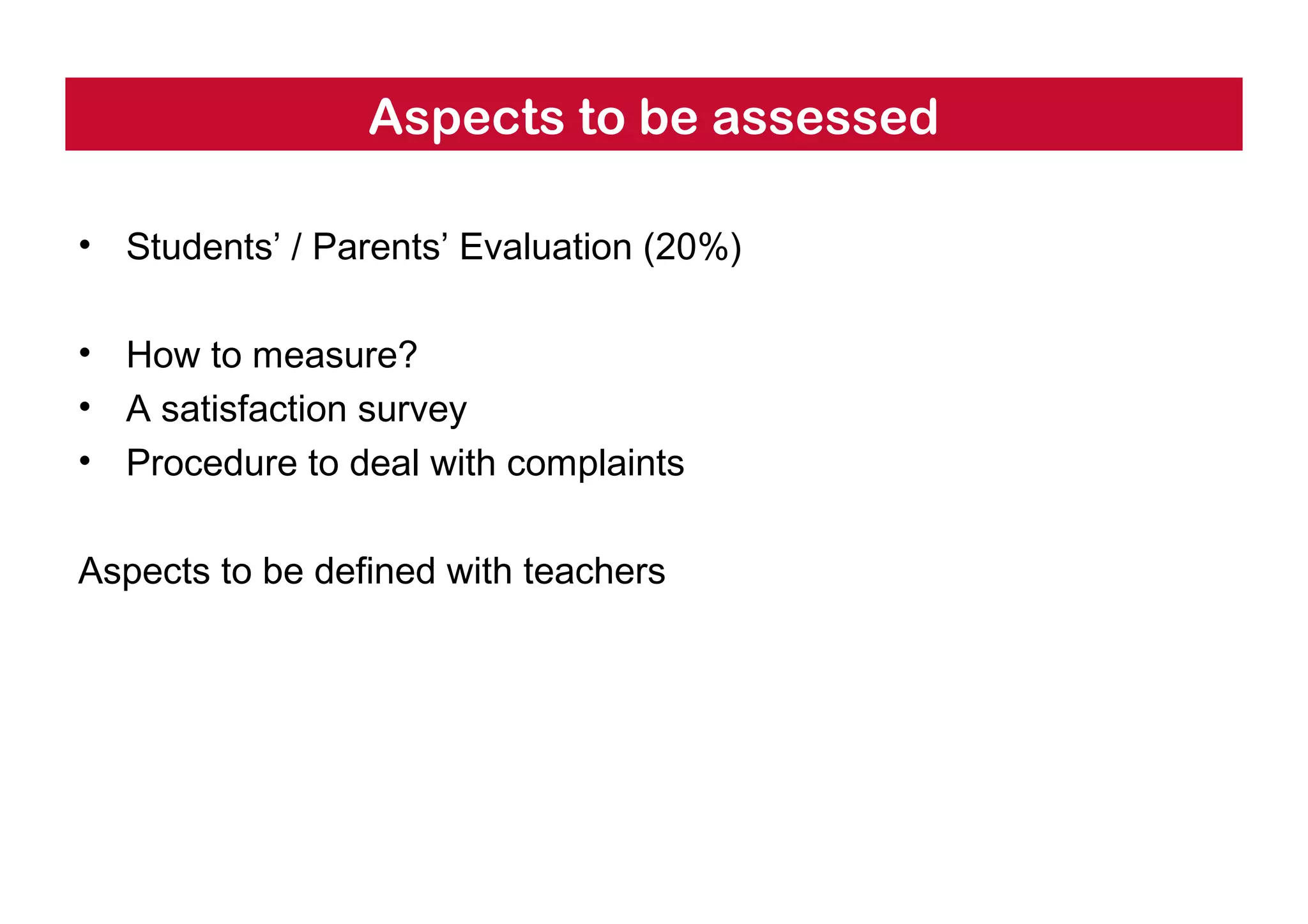 Teachers evaluation system | PPT