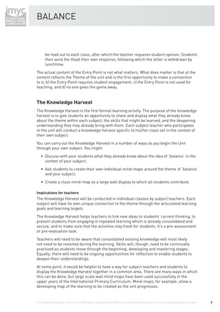 Teachers guide for the IMYC | PDF