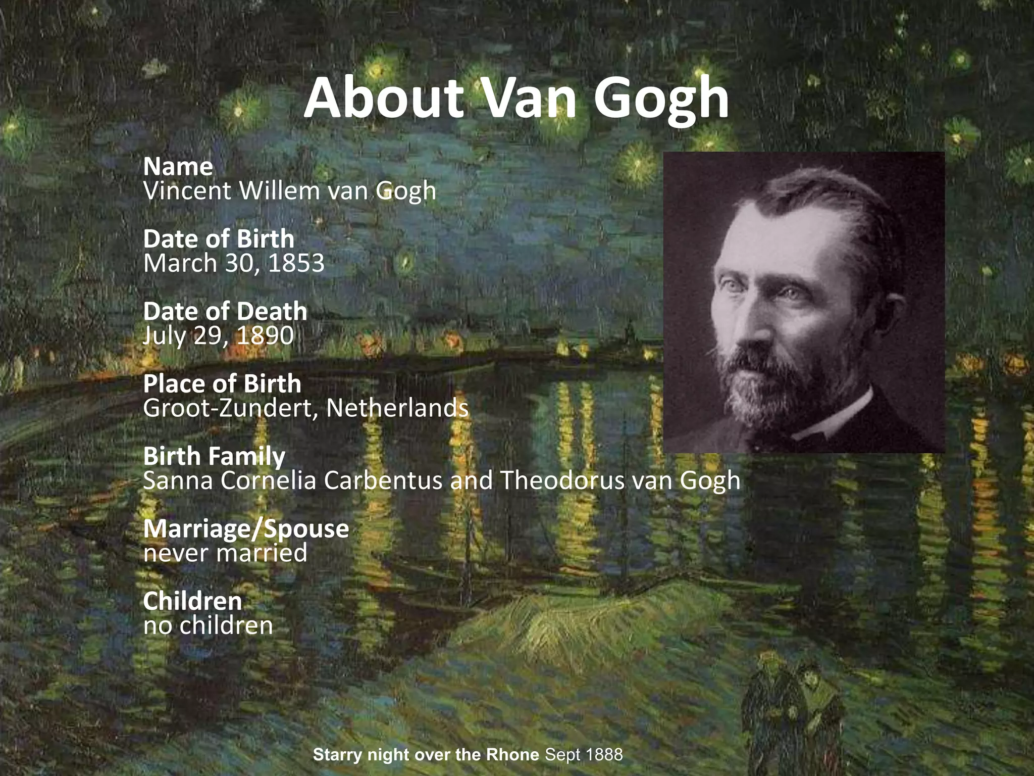 Teacher’s guide van gogh sunflowers | PPTX