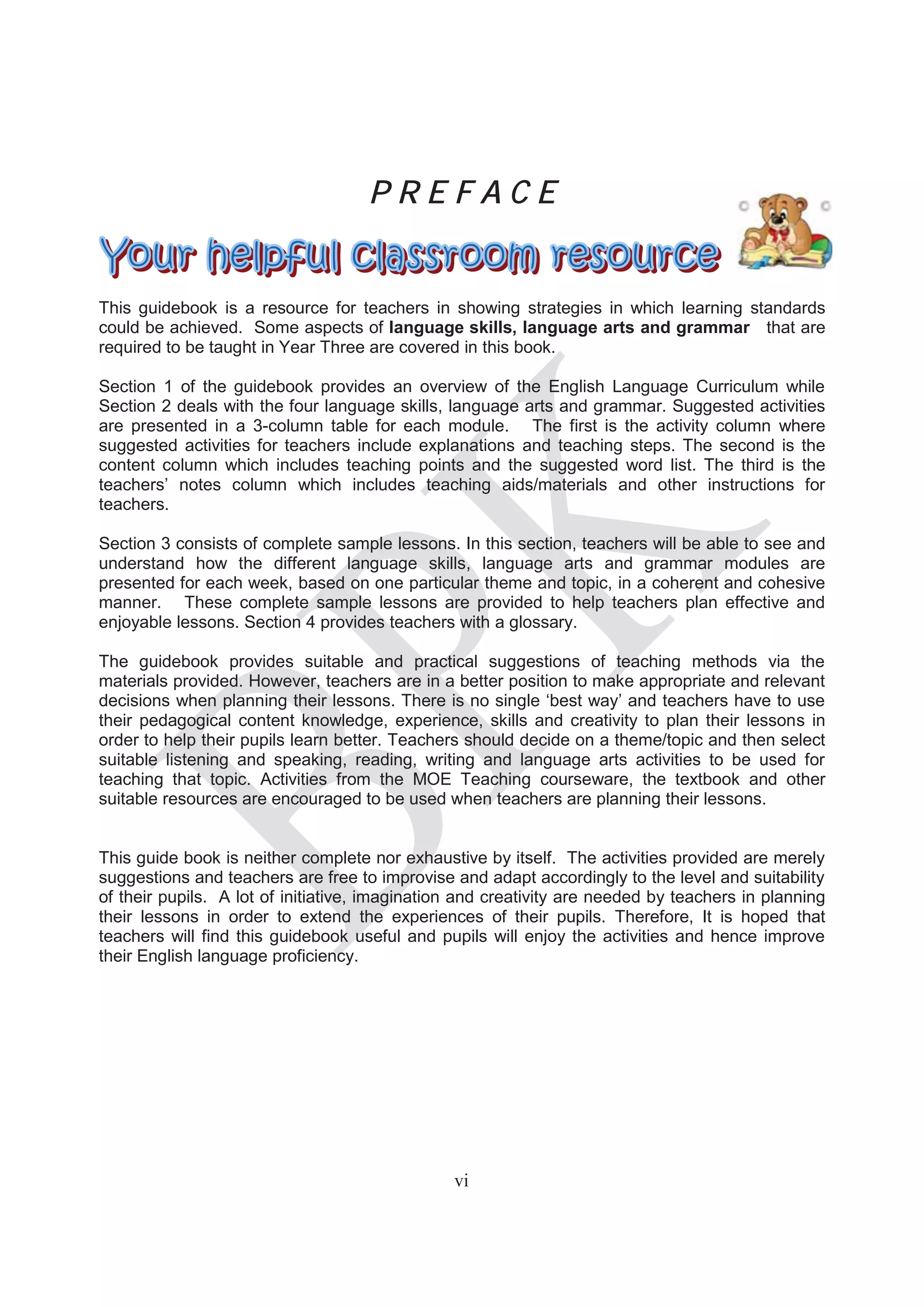 KSSR English Year 3 SK/SJK Guidebook | PDF