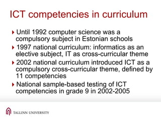 ICT competencies of teachers | PPT