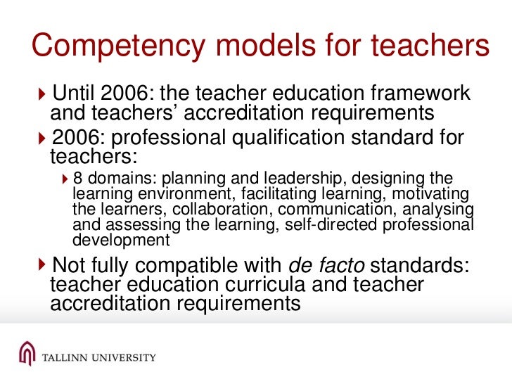 ICT competencies of teachers