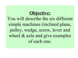 Teacher Simple Machine Powerpoint | PPT