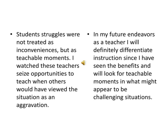 Teachers in action assignment | PPT