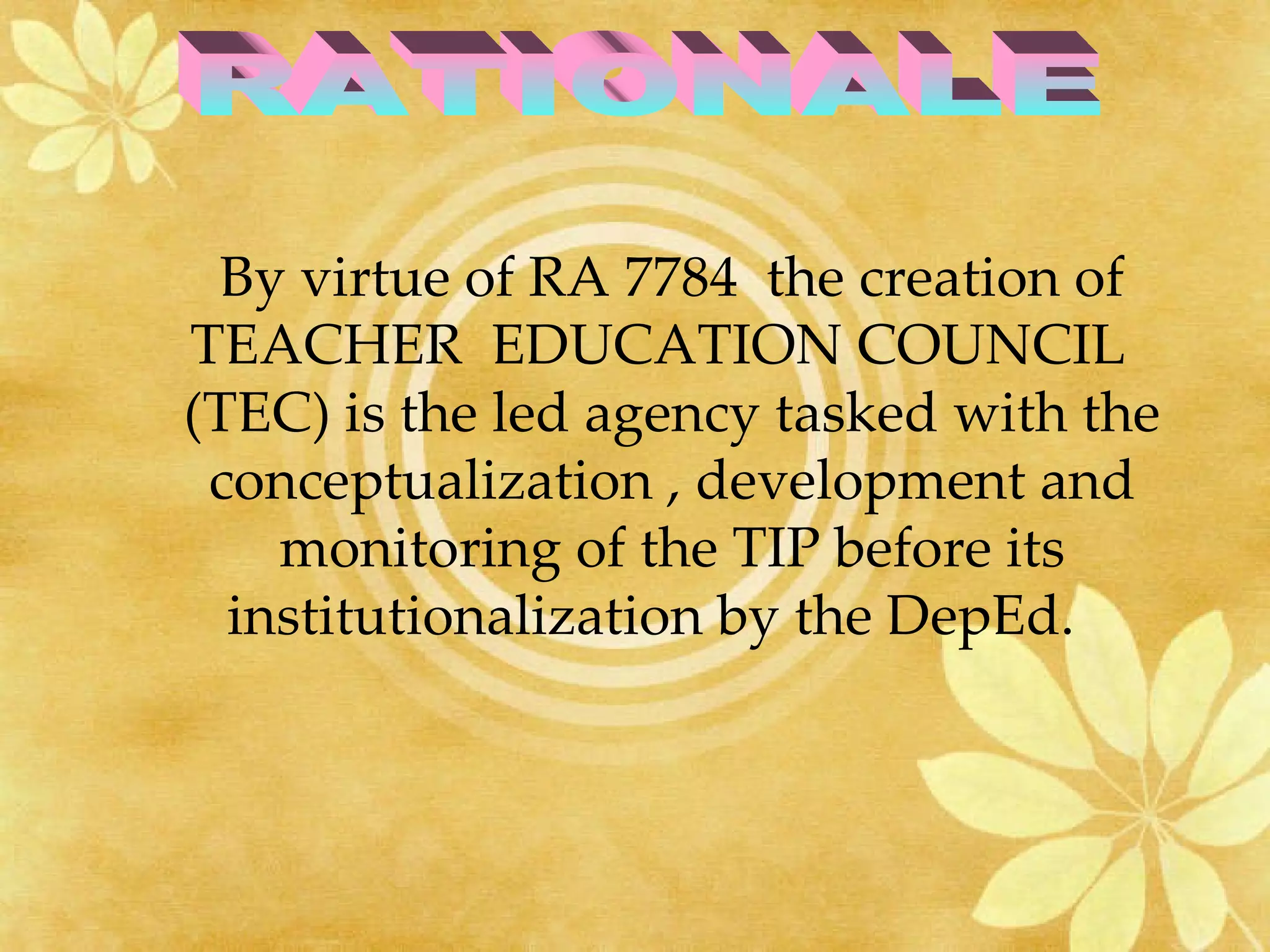 Teacher's Induction Program | PPT